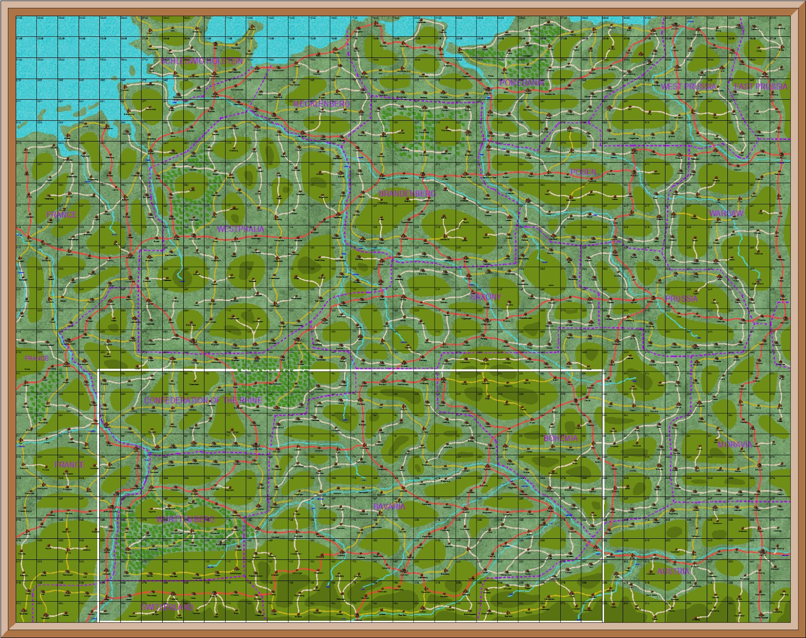 napoleonic wargaming: New Campaign Maps