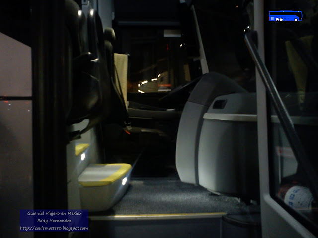 Viajando en un autobus nuevo de ADO