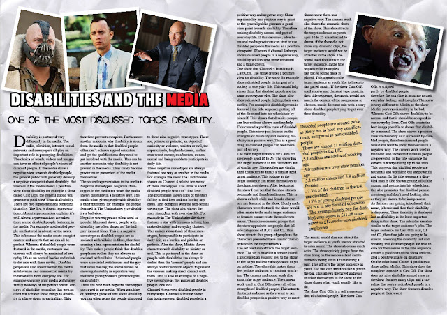 James Thompson's Media: InDesign Magazine Double Paged Spread