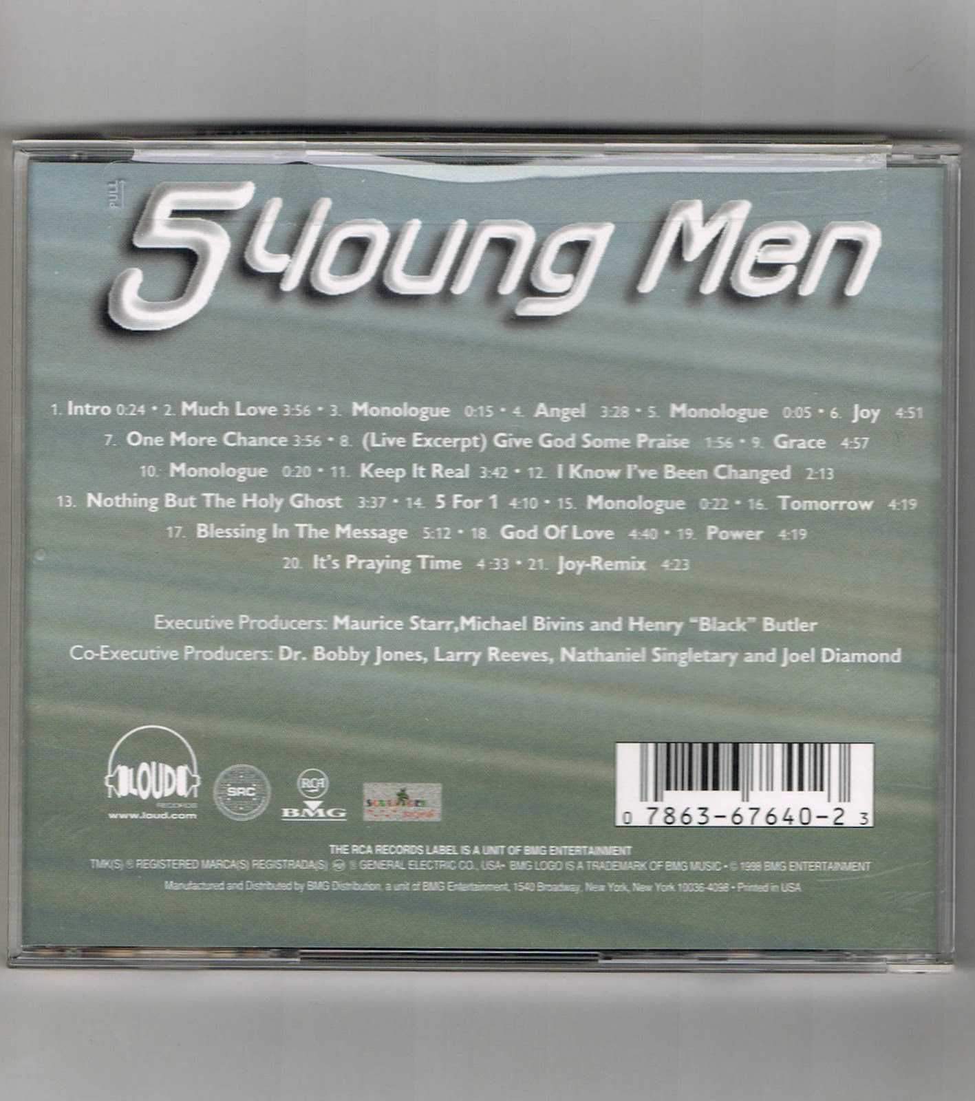 KC Music Shop: 5 YOUNG MEN 5 For 1 1999 rnb cd 078636764023 | eBay