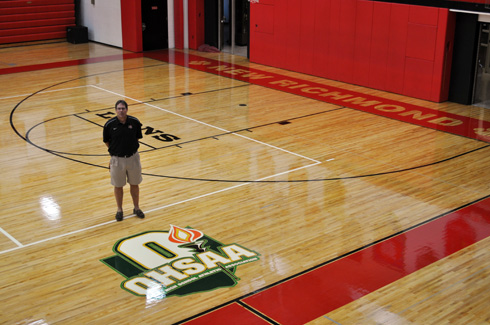 New Richmond High School Sports: NRHS Gym gets makeover