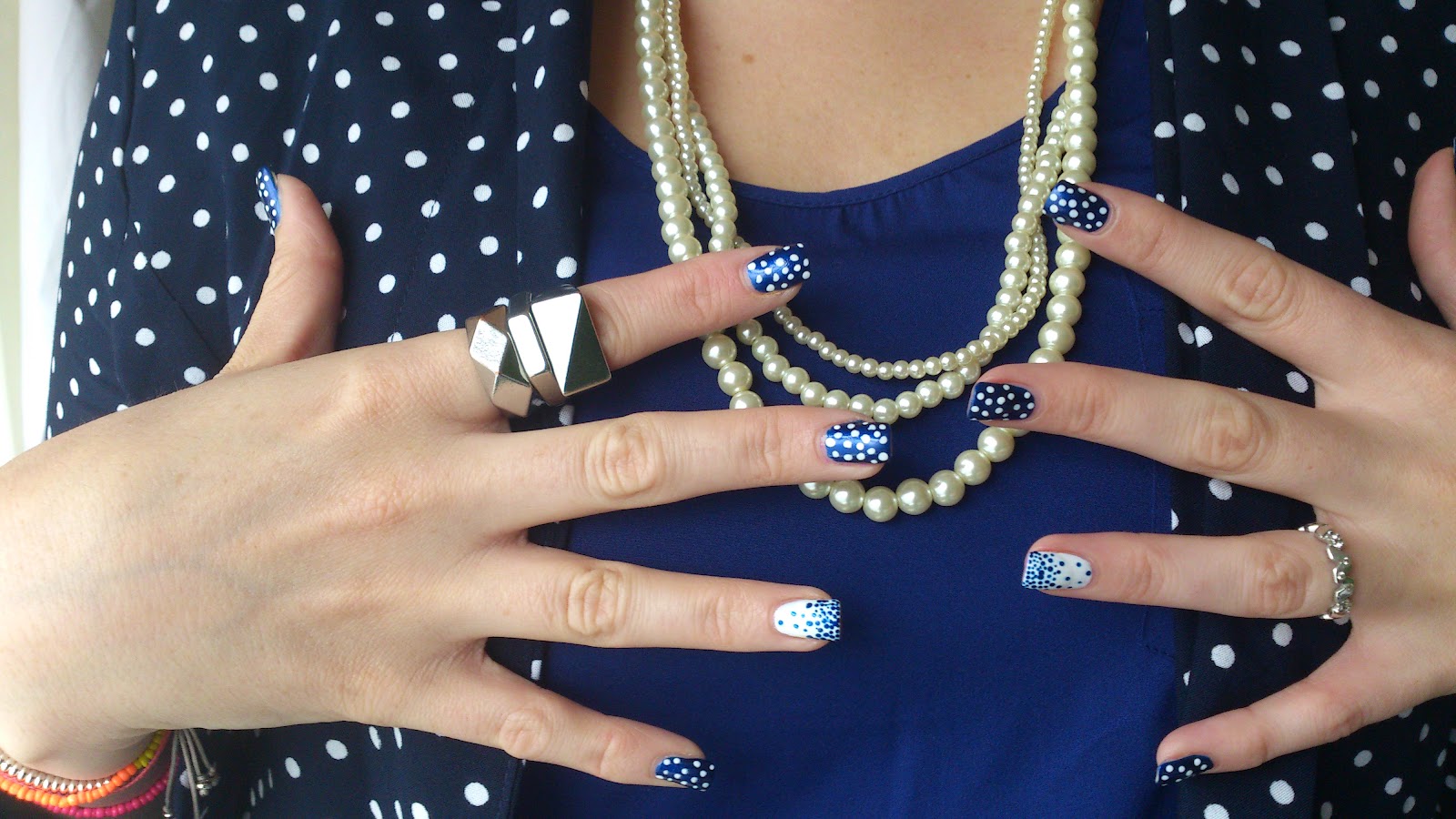 Easy D.I.Y. nail art: Polka Dot Nail Tutorial