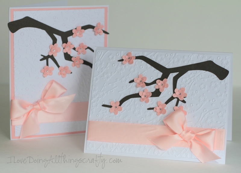 I Love Doing All Things Crafty: Cherry Blossom Card