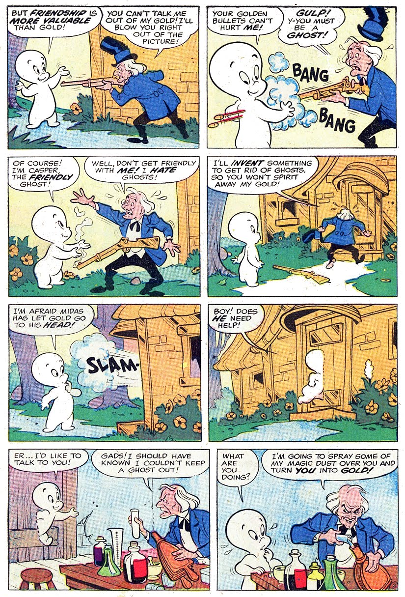 The Big Blog of Kids’ Comics!: Friendly Ghost, Casper in "The Golden Touch"