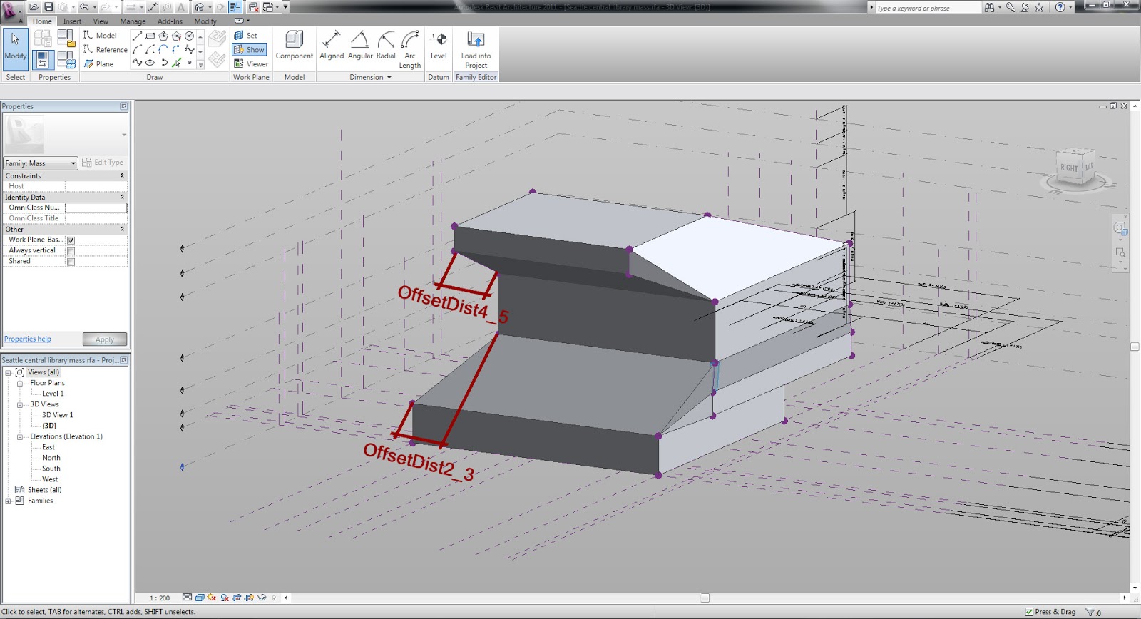expedition: ARCH653 Parametric Revit Model - Seattle Central Library