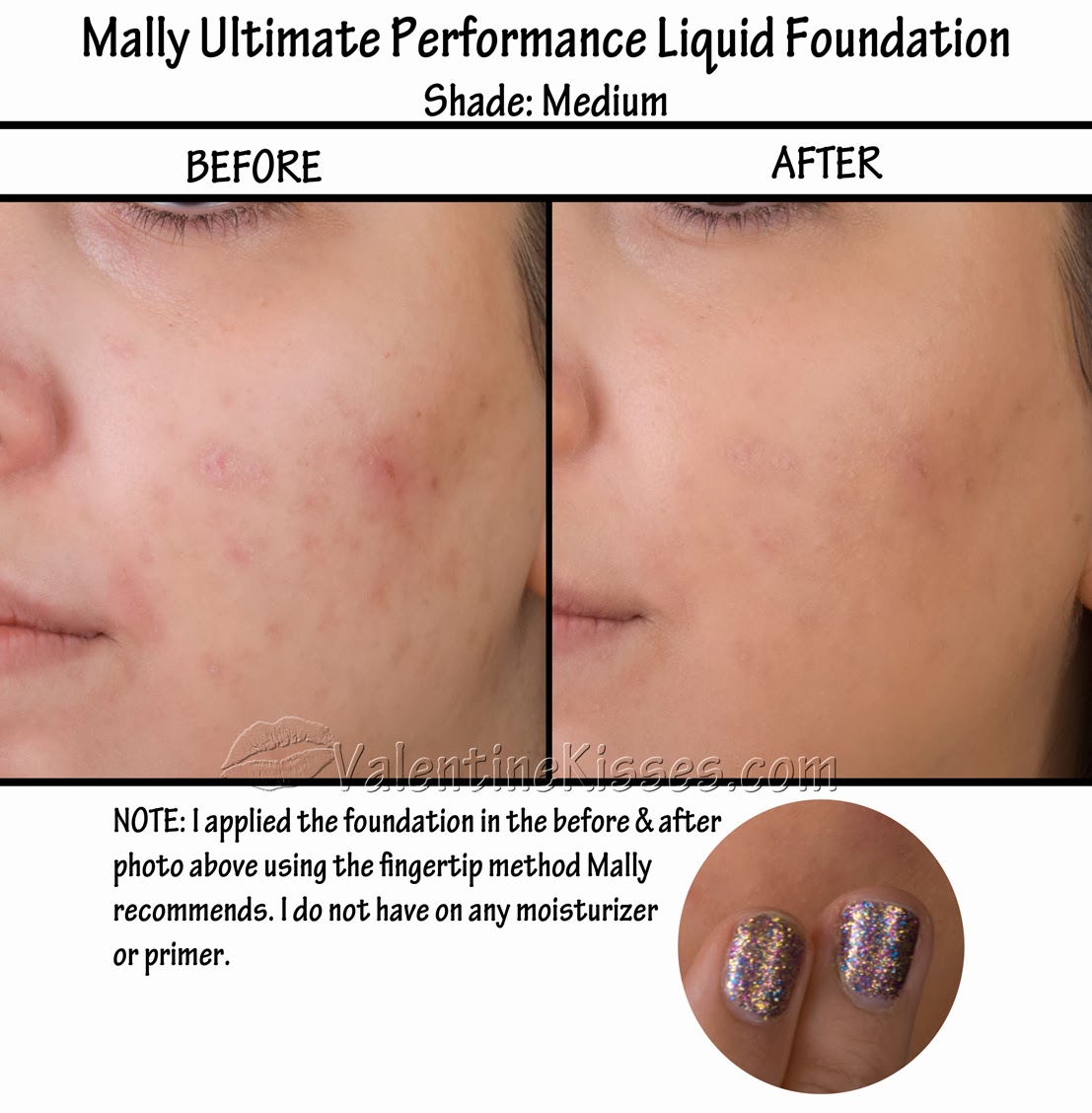 Valentine Kisses: Mally Ultimate Performance Liquid Foundation in ...