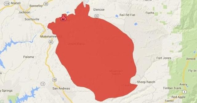 Sierra Sentinel News- Serving The Sierra Nevada Communities: Map of ...