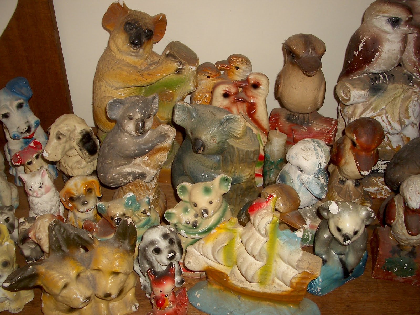 A Treasured Past: Collections: Carnival Chalkware/Plaster Figures