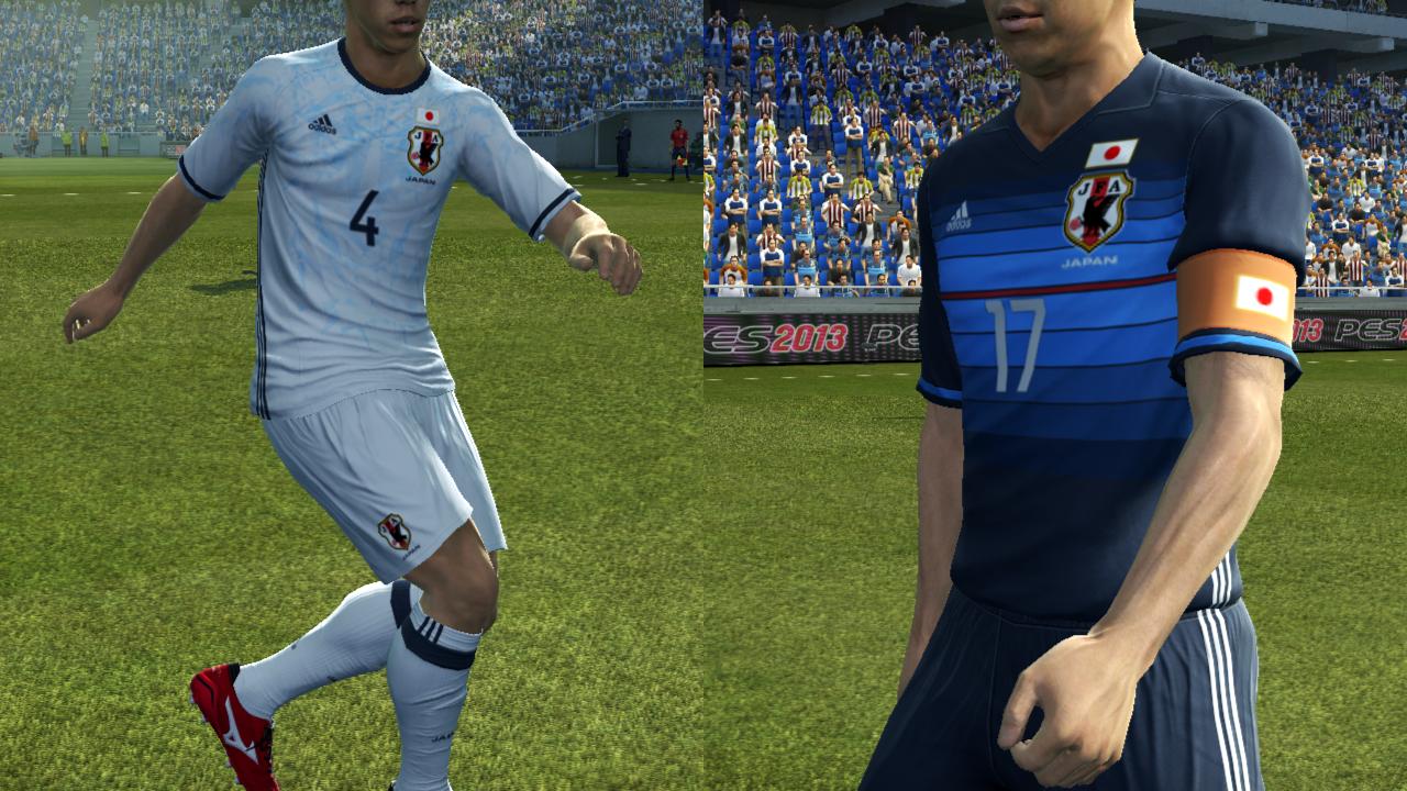 pes-modif: PES 2013 Japan 2016 GK-Home-Away Kits by Codiletser