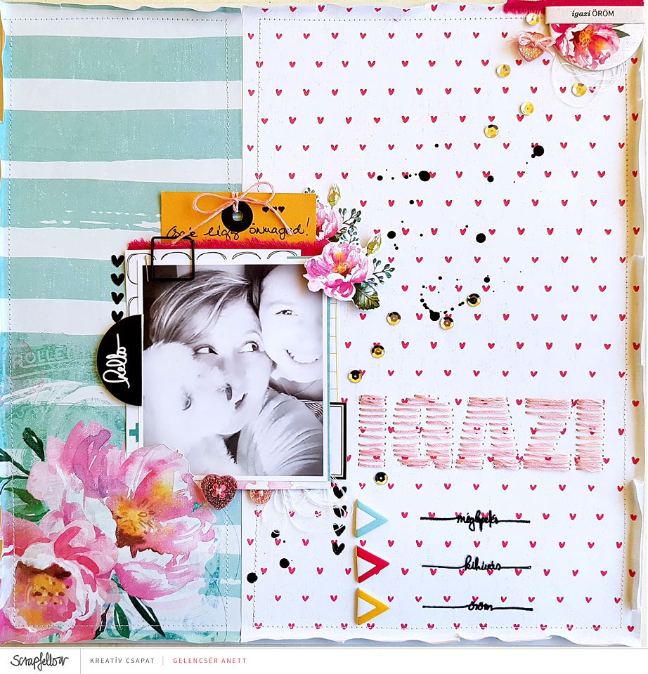 anett's : IGAZI - scrapbook layout + process VIDEÓVAL!