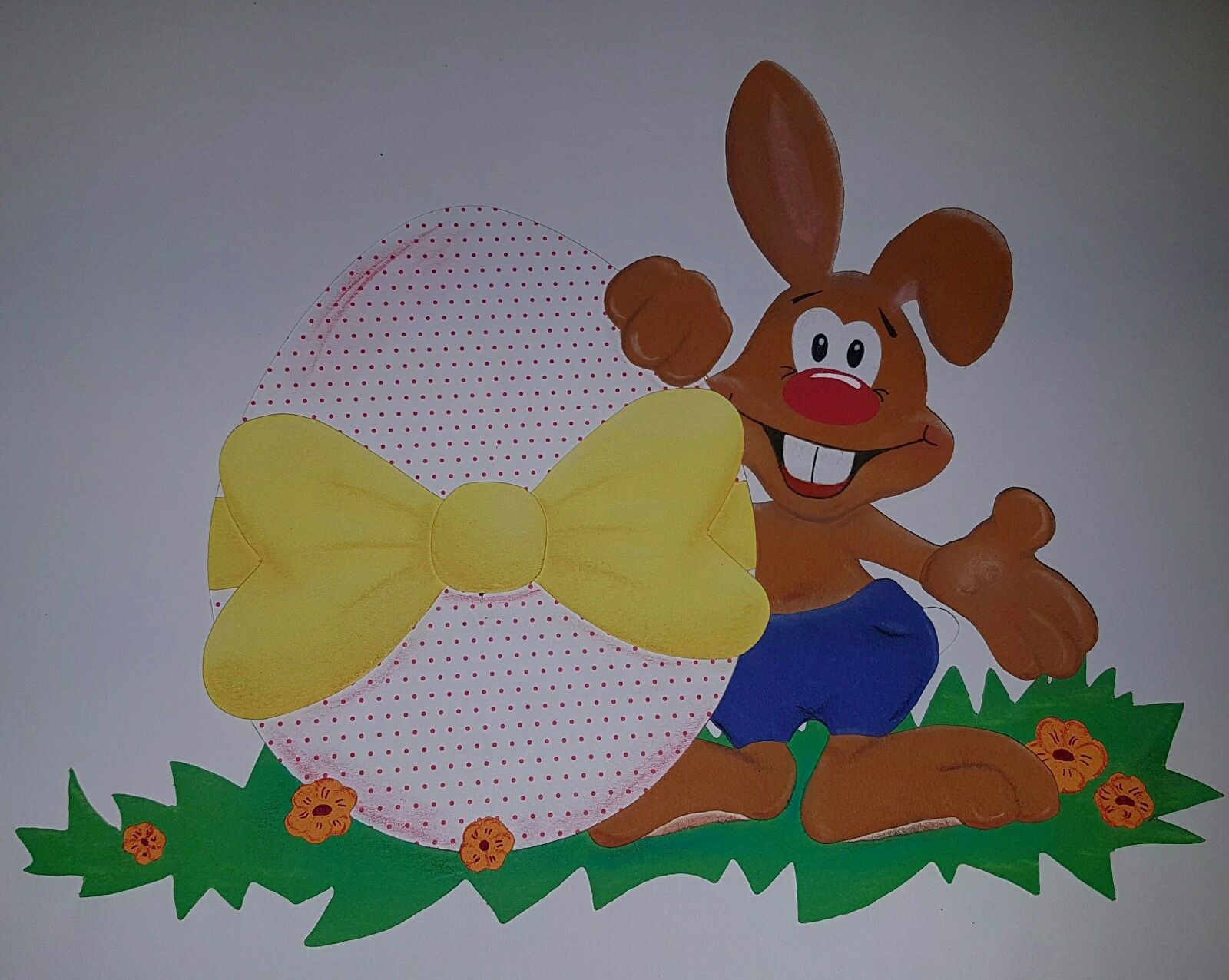 decoratiuni handmade: Iepuras c ou