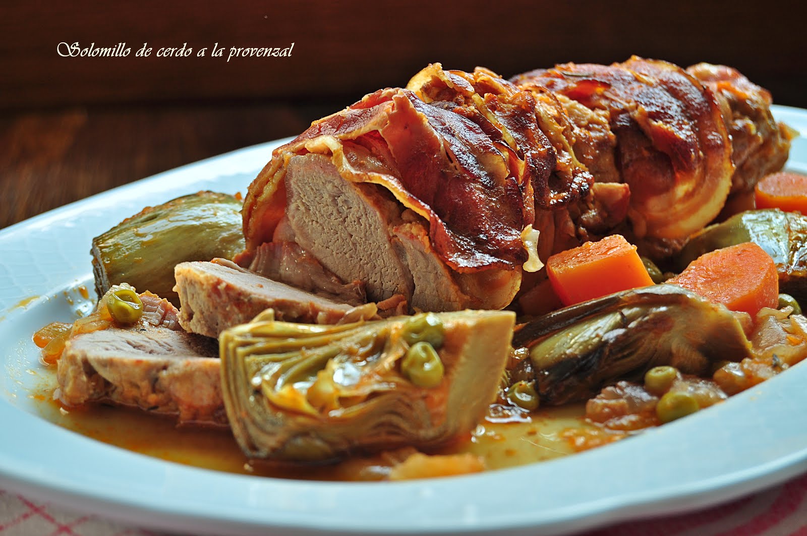 MIS RECETAS. COM: Solomillo de cerdo a la provenzal