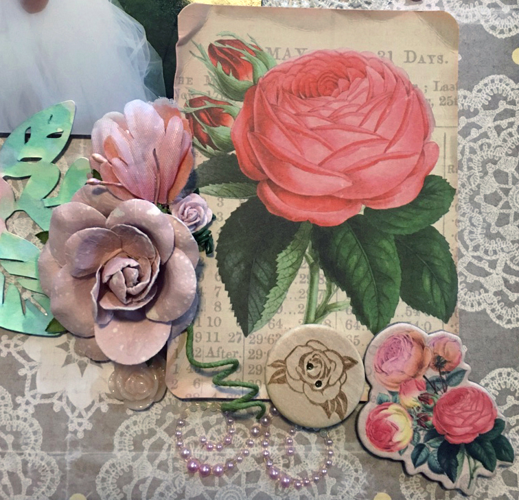 Flower Girl: A Wedding Scrapbook Layout - Alice Scraps Wonderland