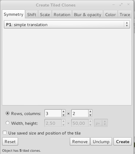 Create Tiled Clones on Inkscape - Istana Media