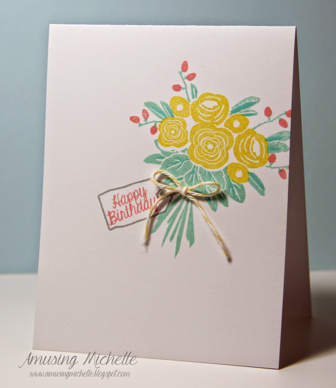 Amusing Michelle: Two simple CAS one-layer cards