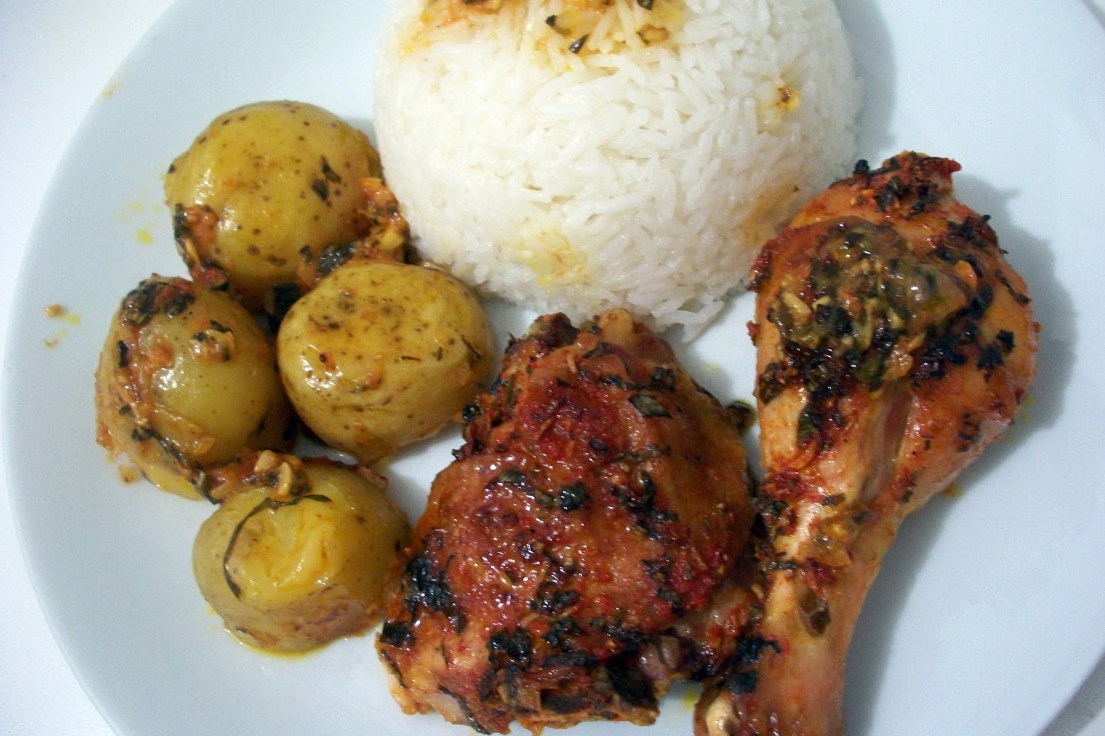 Quanta Gordice: Receita Frango assado Com Batatas Quanta Gordice: Receita Frango assado Com Batatas