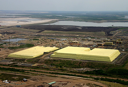 A Cosmobiologist's Dream: The Yellow Sulfur Pyramids of Canada