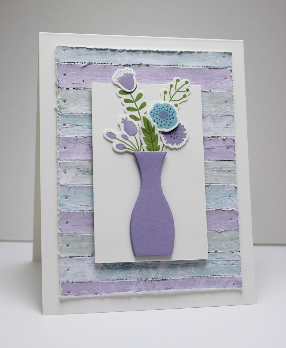 Confessions of a Ribbon Addict: Beautiful Blooms Card Kit - Wood Plank ...