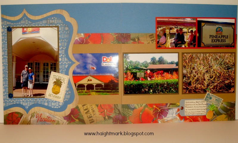 HaightMark Scrapbooking!: Dole Plantation layout