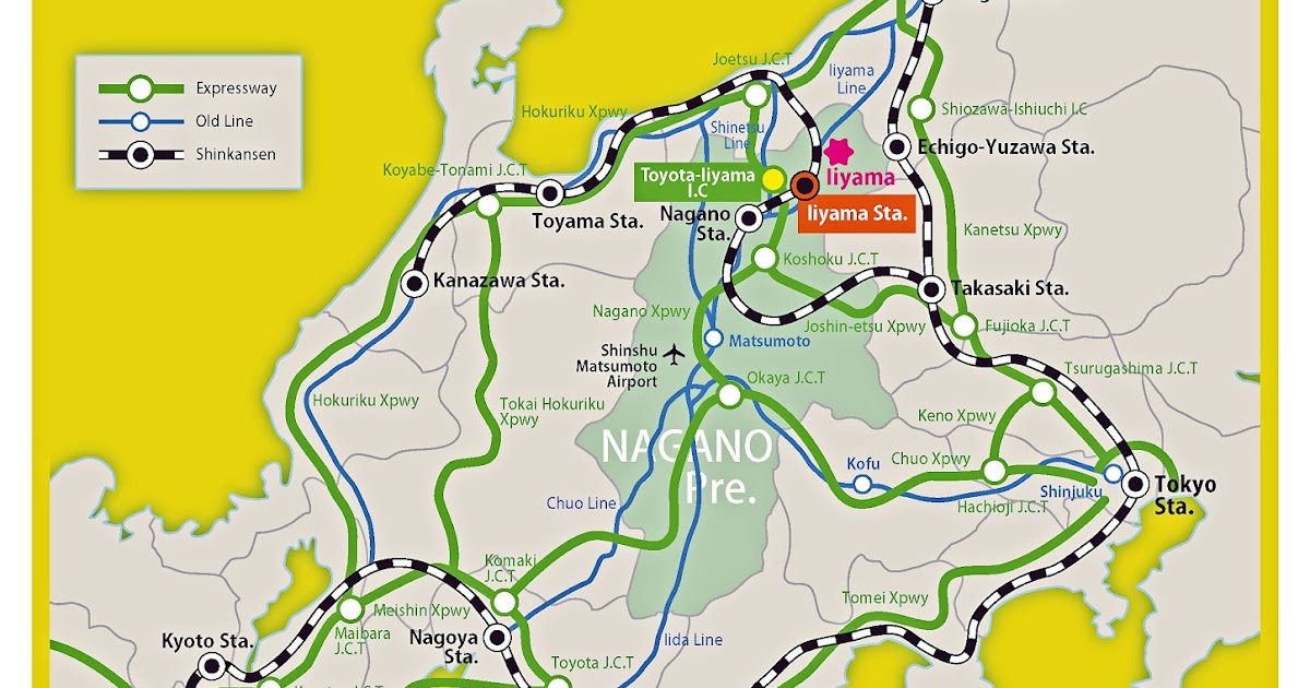 Information and Map|Shinshu-Iiyama-Japan