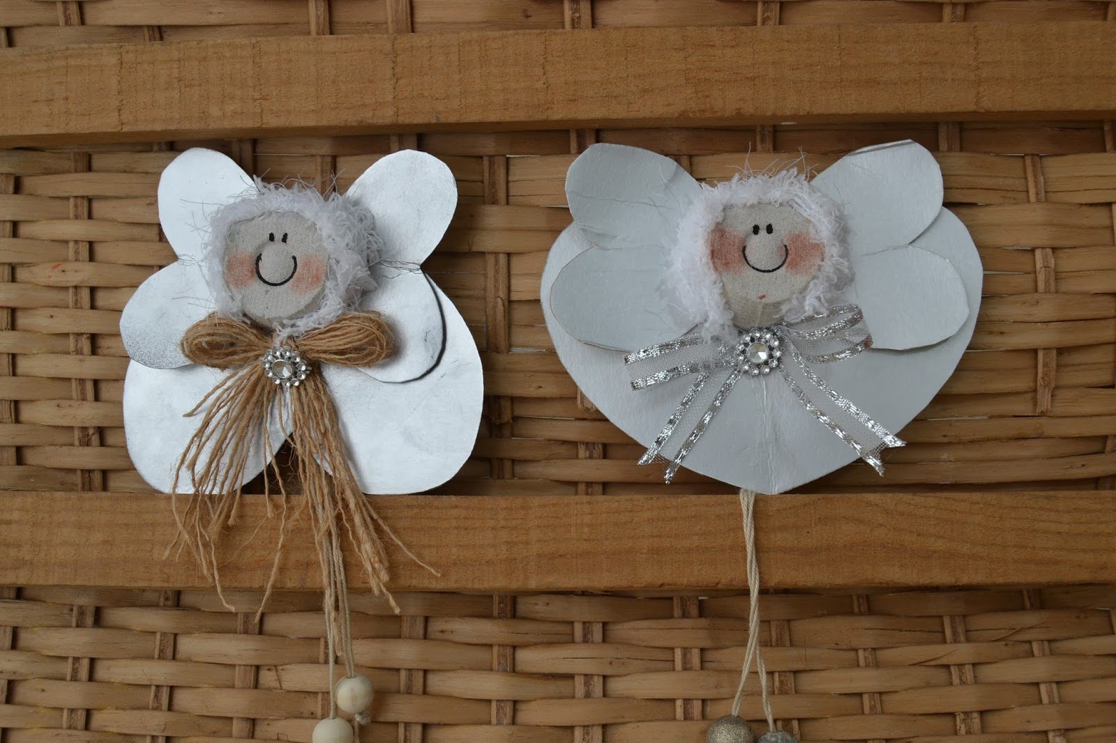 Faça Anjos De Natal Com Pacotes De Leite ~ Decoração - LowCost