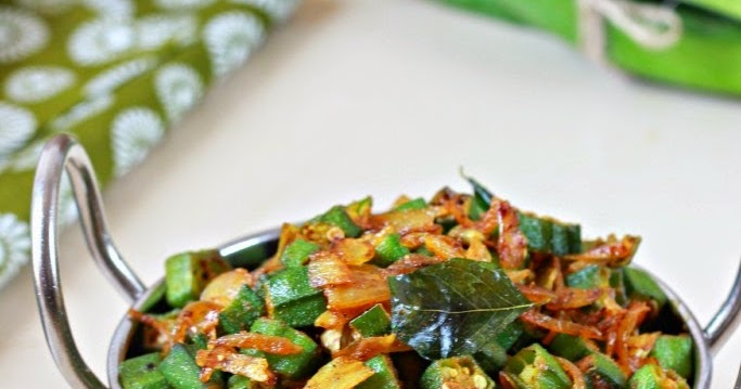 Vendakka Mezhukkupuratti/ Ladies Finger Mezhukkupuratti ~ Lincy's Cook Art