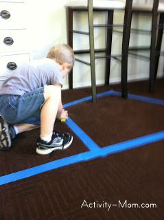 Play Games with Tape - The Activity Mom