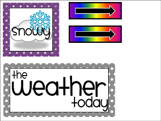 First Grade FUNdamentals!: Weather Chart FREEBIE!