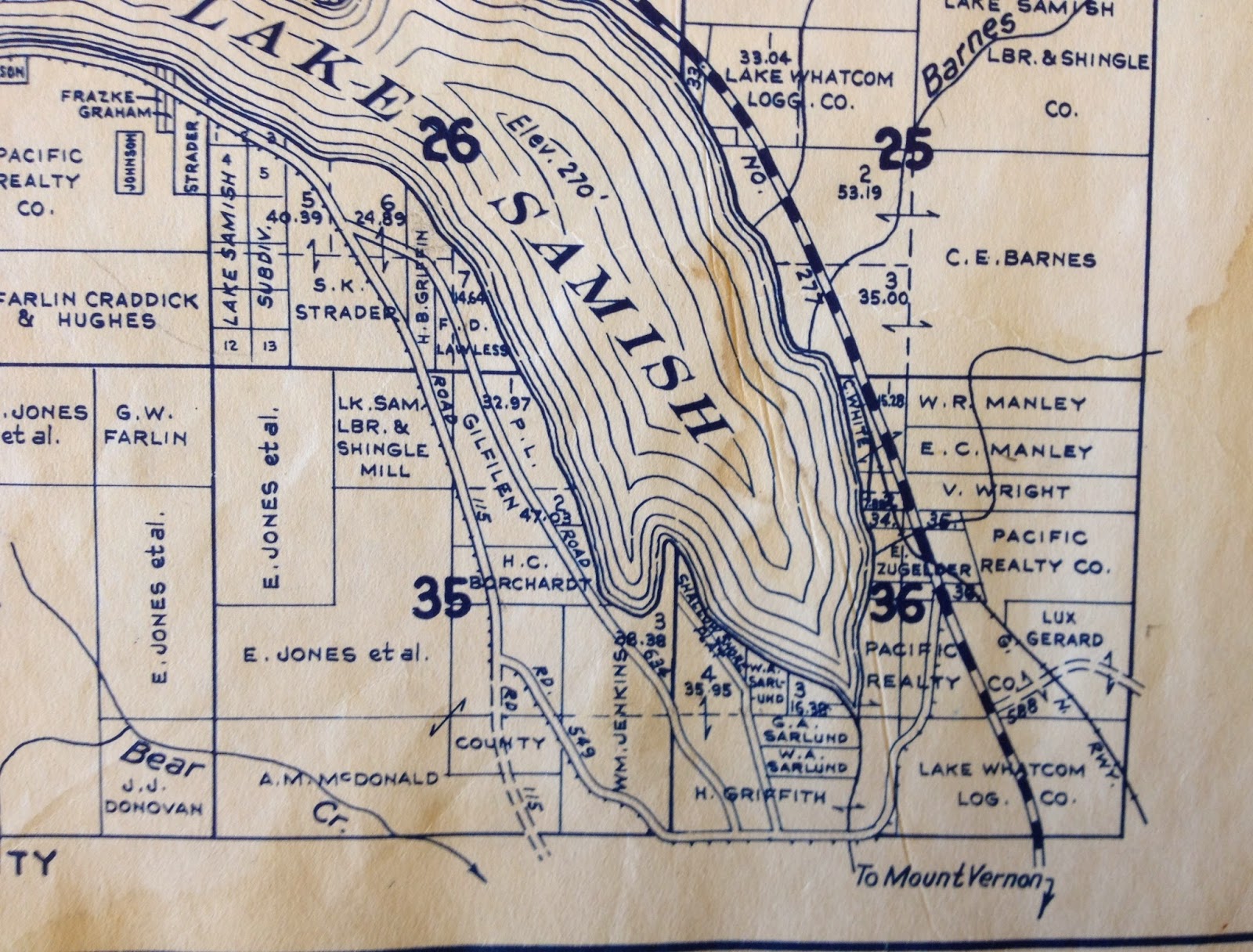History of The Point at Lake Samish: March 2014