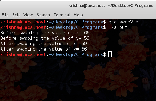 Calling Method Of Function In C Language