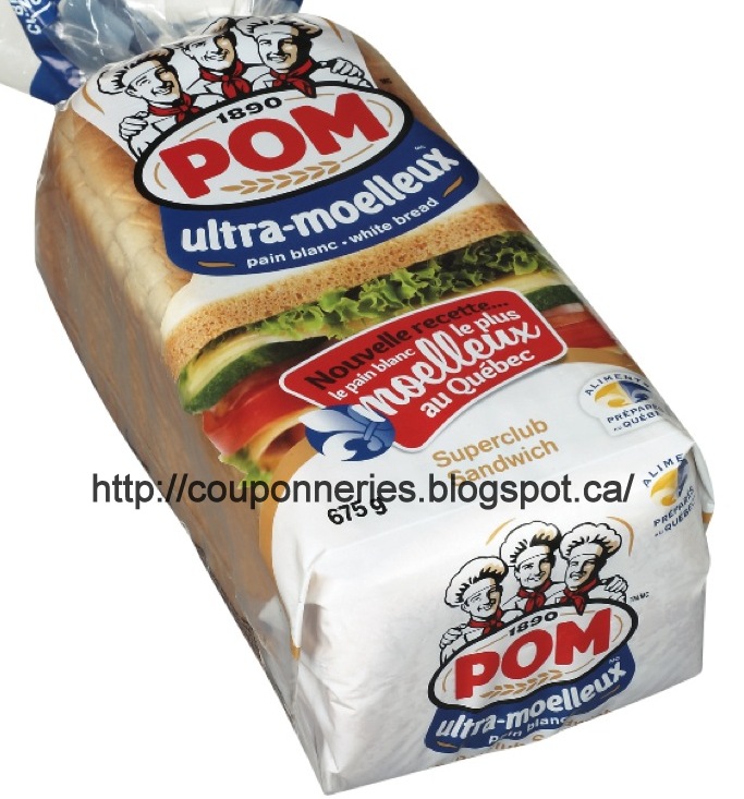 Coupons et Circulaires: 1$ sur le Pain POM