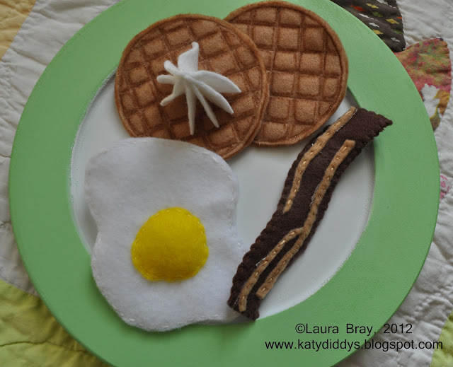 Felt Food: Waffles - Laura K. Bray Designs
