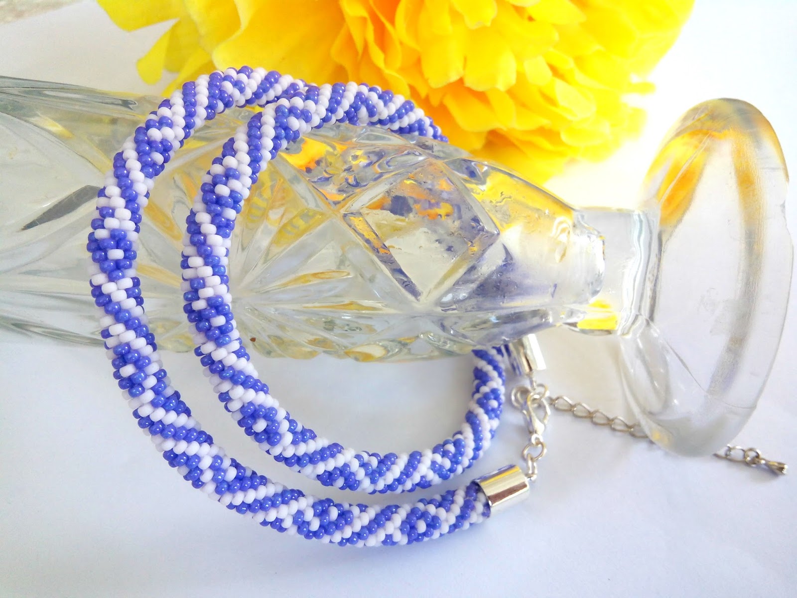 Emily Secret Passions: Handmade Crochet Beaded Rope Necklace