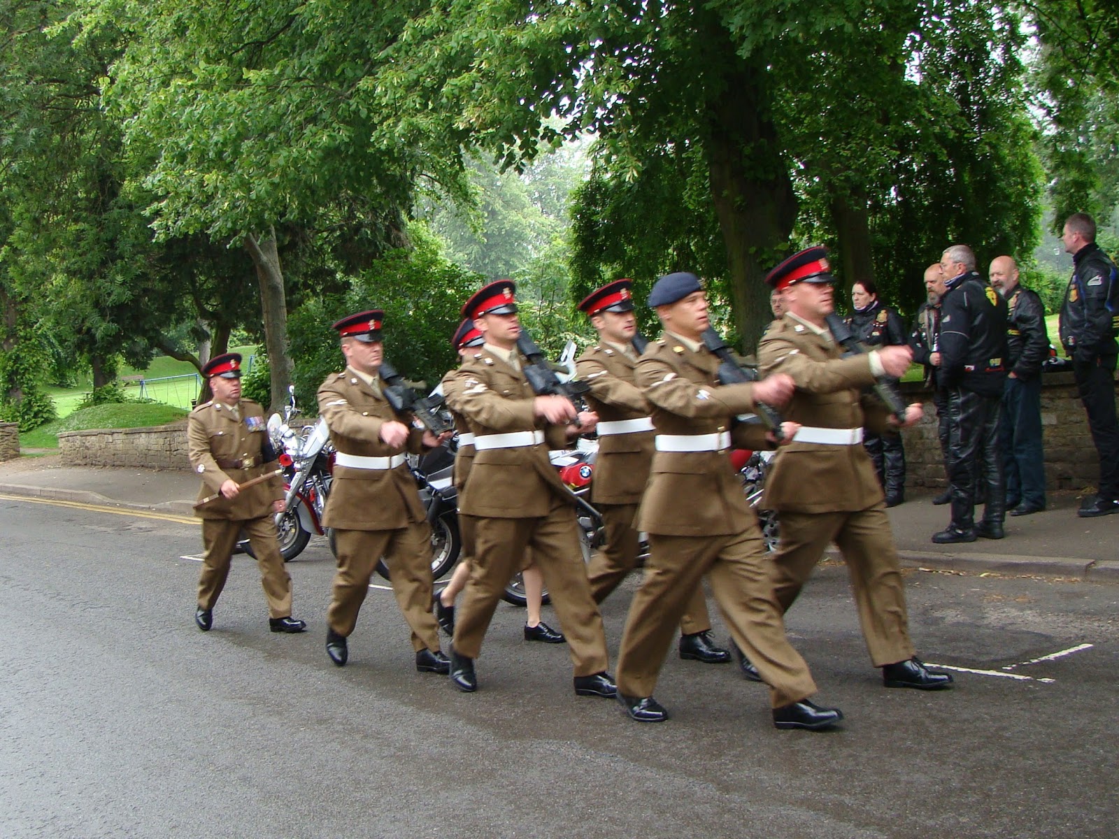 Martin Brookes Oakham: John Stuart Hall Funeral Royal Anglian Regiment ...