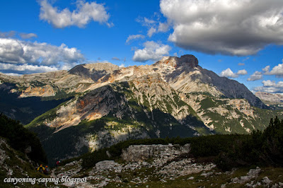 Canyoning - Caving: Via Ferrata Ettore Bovero/Col Rosa, Cortina, Dolomites
