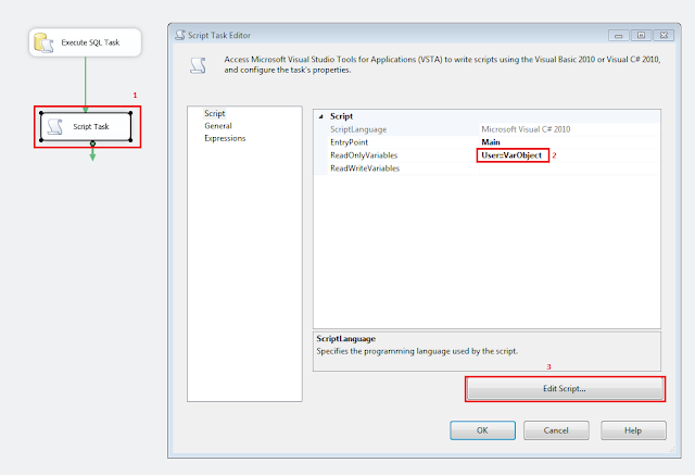 SQLSolutions and SSIS: SSIS - How To Read Object Type Variable In ...
