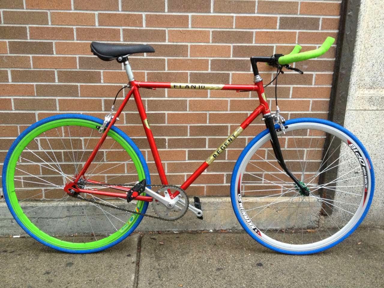 Bike Boom refurbished bikes: Regent Elan 10 road bike single speed ...