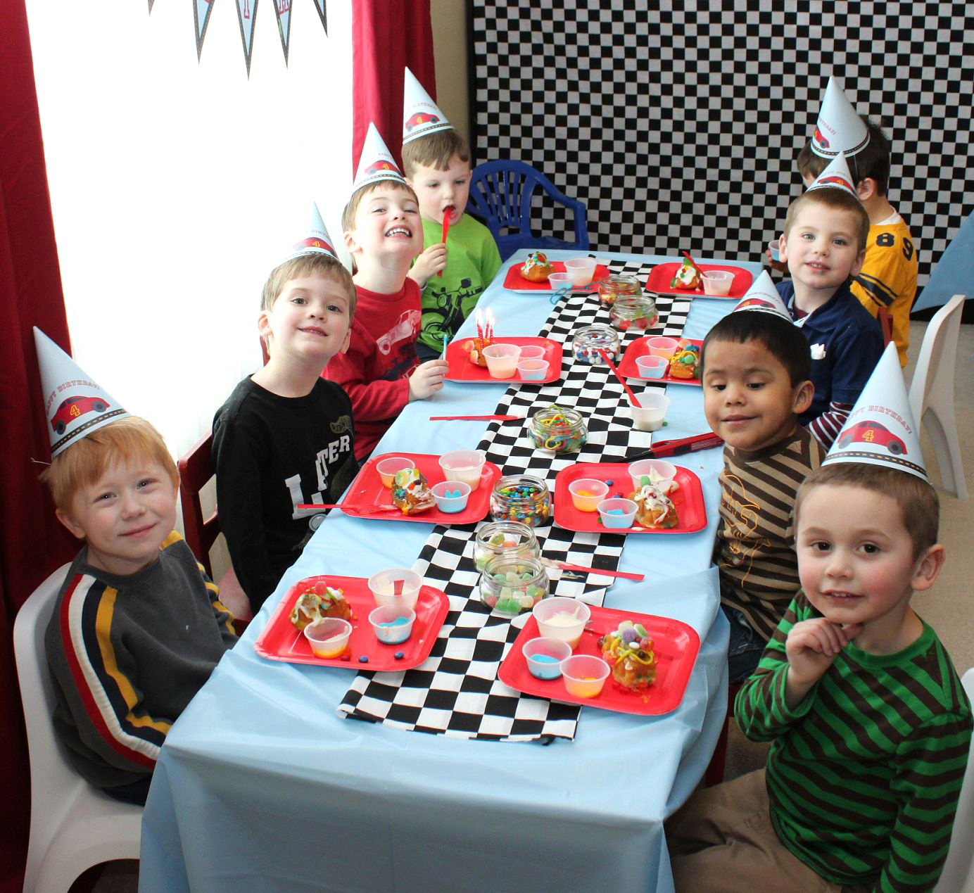 paper and cake: P&C Real Life Party: Start Your Engines!