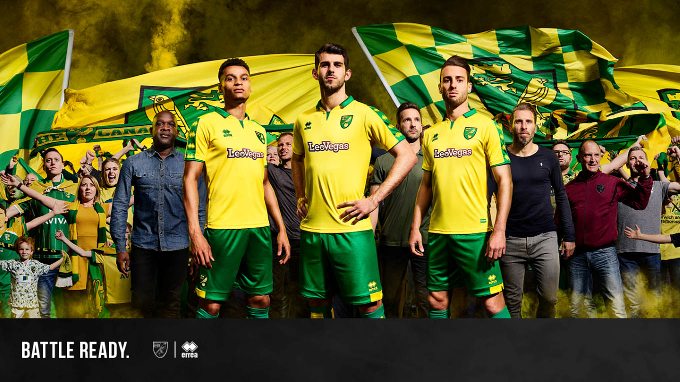 Norwich 17-18 Home Kit Released - Footy Headlines