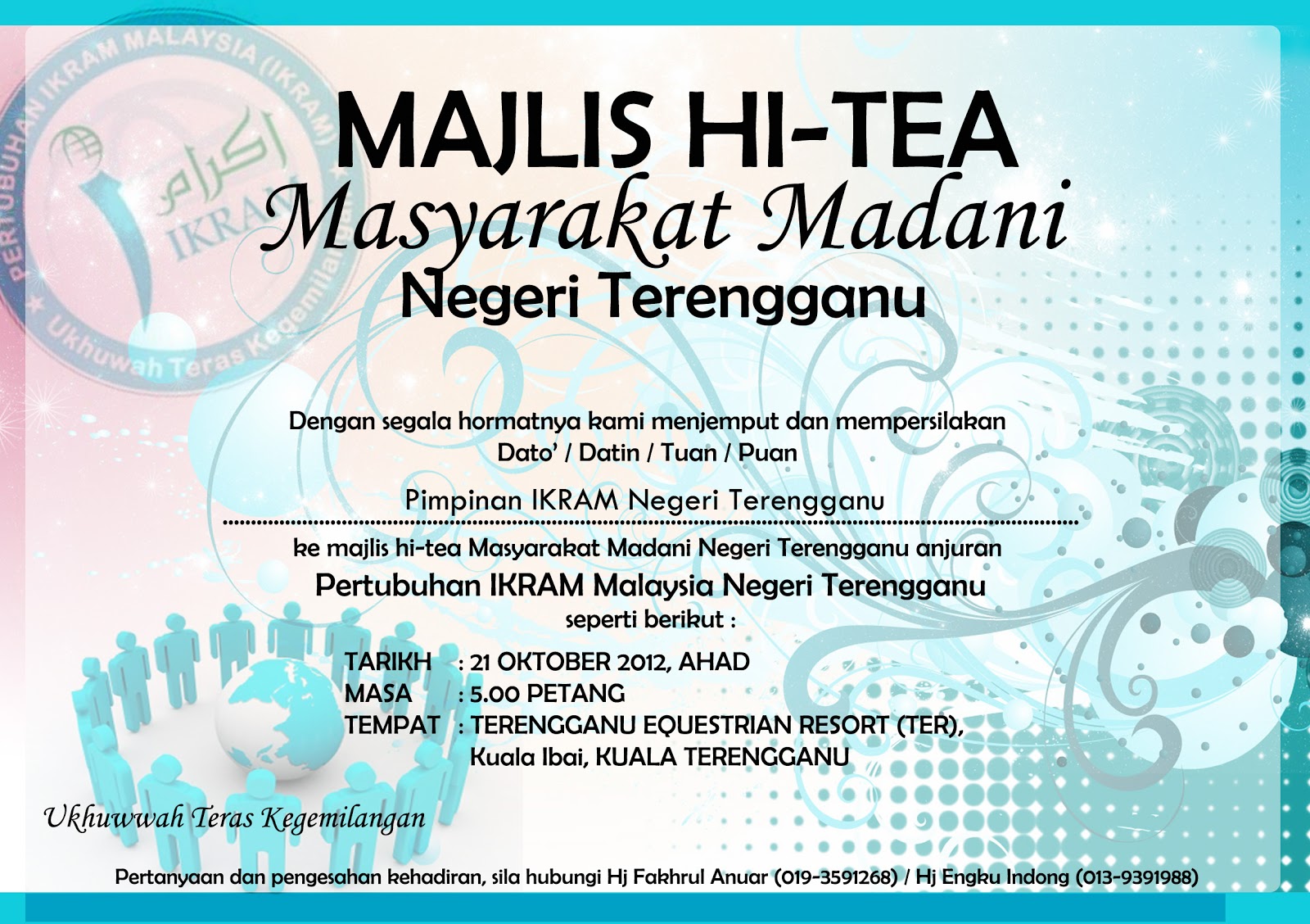 Jemputan Ke Hi-Tea Masyarakat Madani Terengganu ~ Wawasan Kita by FAZ