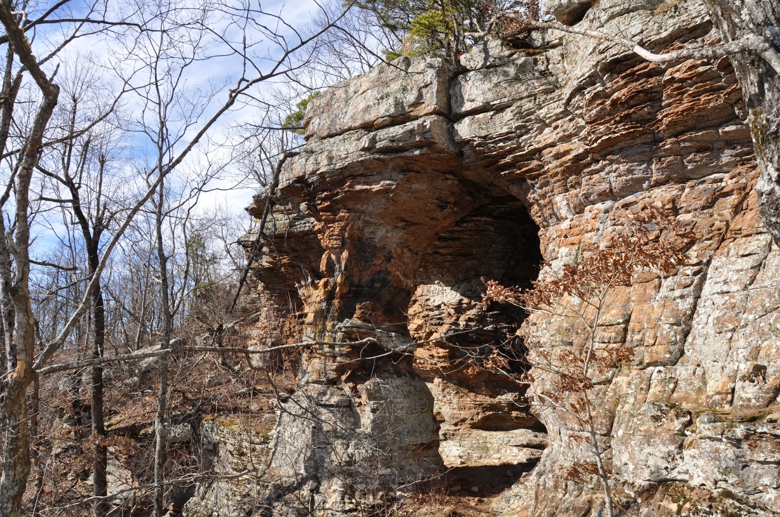 Rick's Hiking Blog: Sandstone Castle, Richland Wilderness, Arkansas