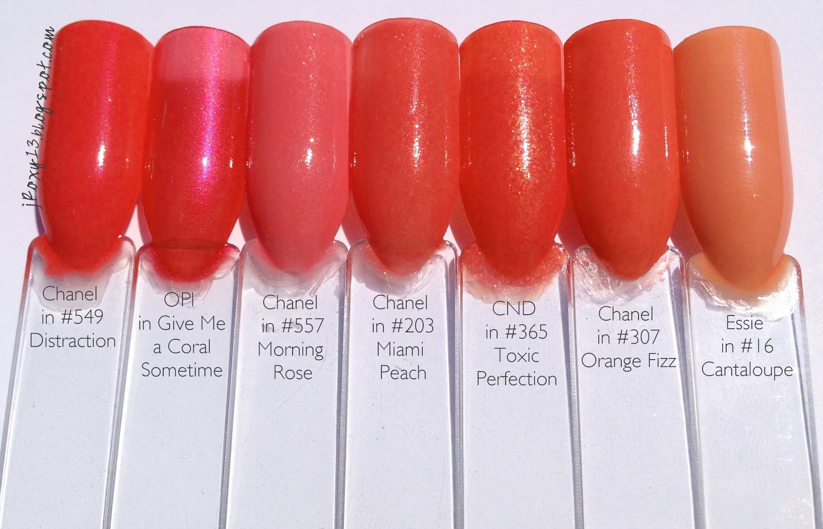 Chanel in #203 Miami Peach + Comparisons