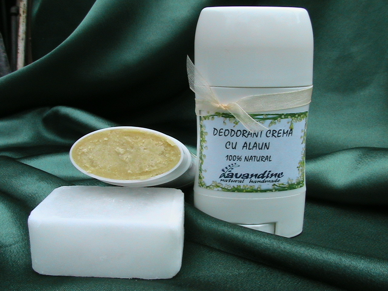 cosmetice handmade: Deodorant crema cu alaun, natural handmade