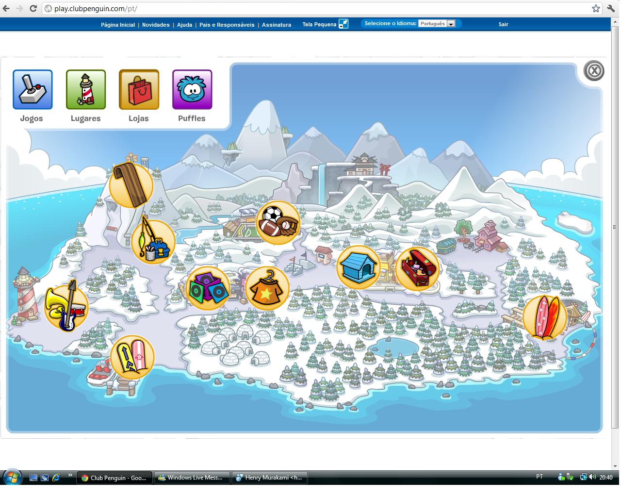 Penguin Mice: Novo mapa Do Club Penguin