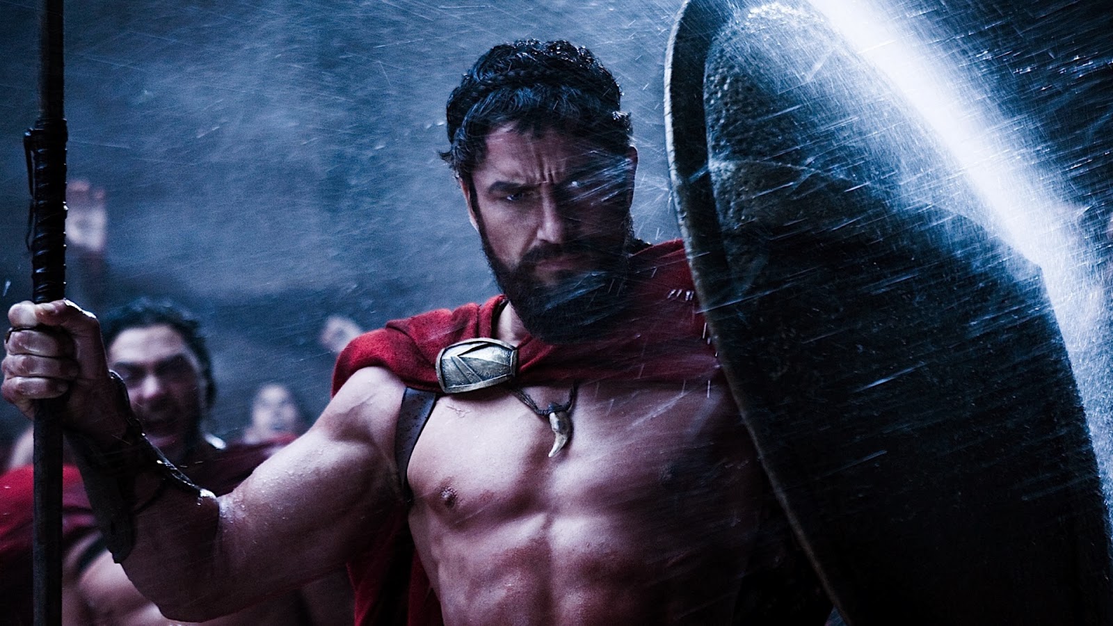 © MovieWallpaperz: Gerard Butler 300 Wallpaper