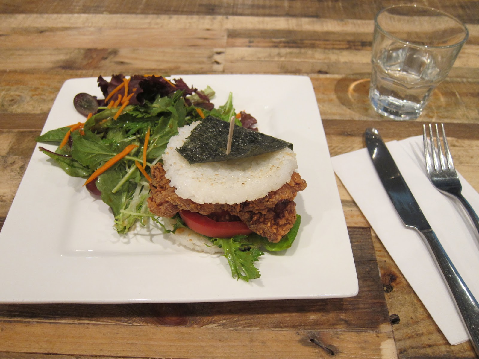 THE BIG EAT: (83) Rice Burger @ Sandbox Bakery