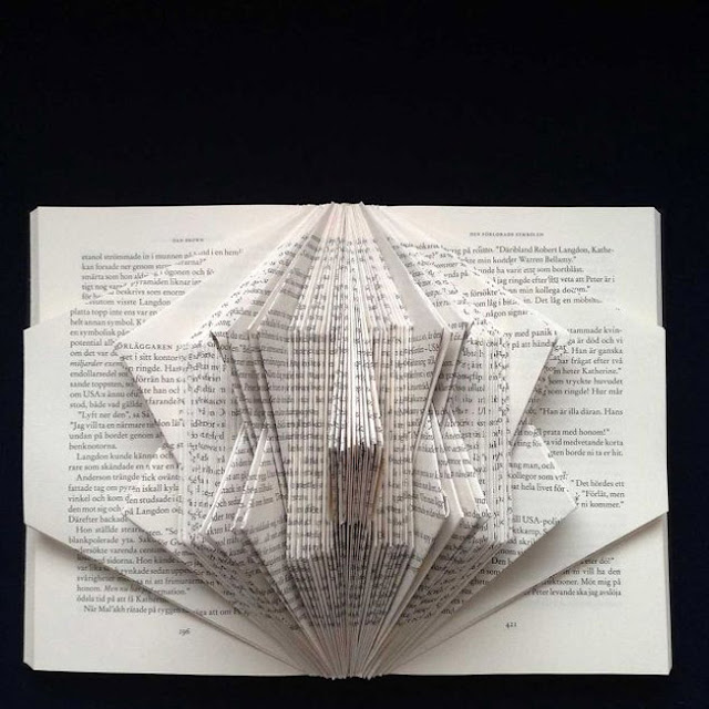 Recycled Book Art - Handy DIY