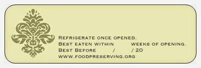 FOOD PRESERVING: PRINTABLES
