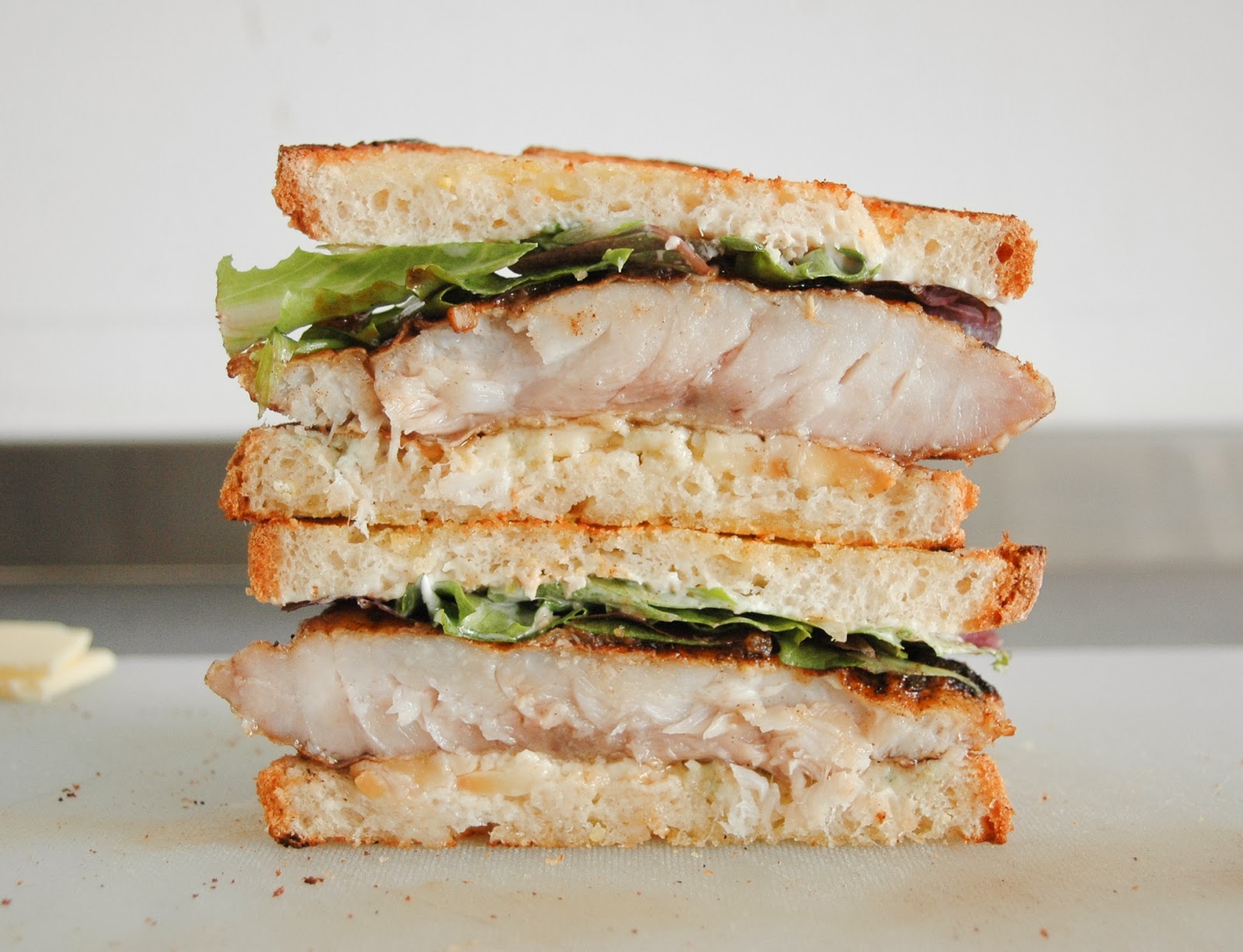 GLORIOUS SANDWICHES: THE BLUE SNAPPER breaded snapper + blue cheese ...