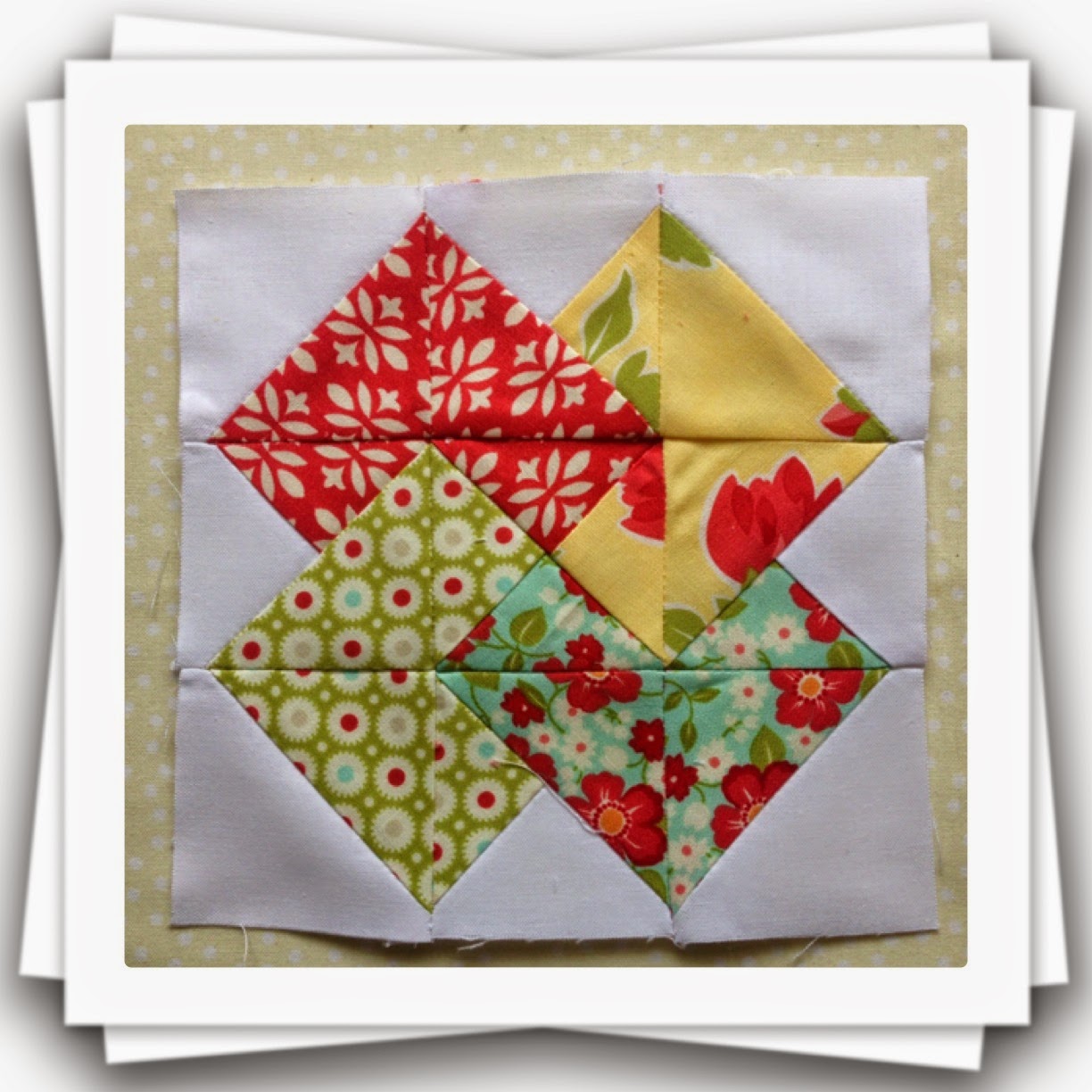 Chatelaine- Free BOW Sampler Quilt Block 19 - Threadbare Creations